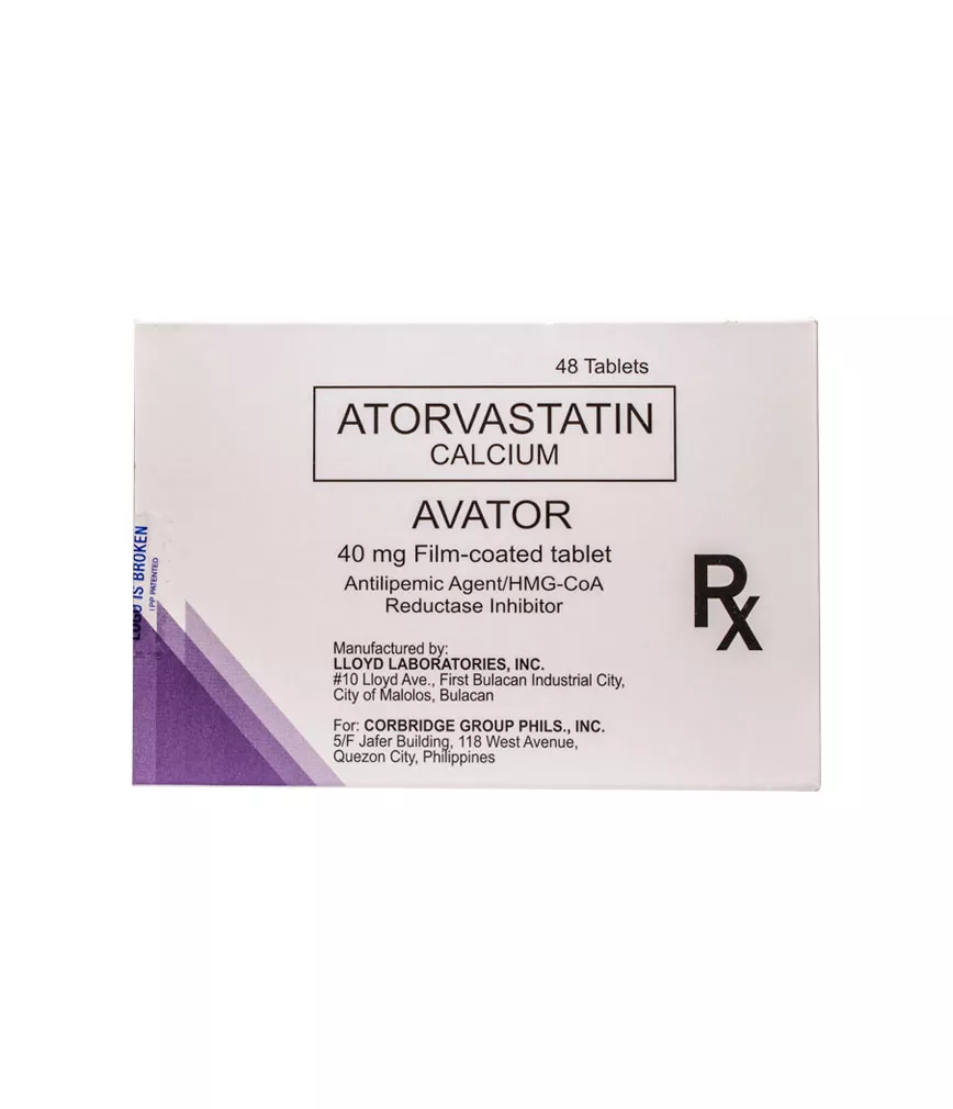 AVATOR Atorvastatin Calcium 40mg Film-Coated Tablet 1's price in the ...